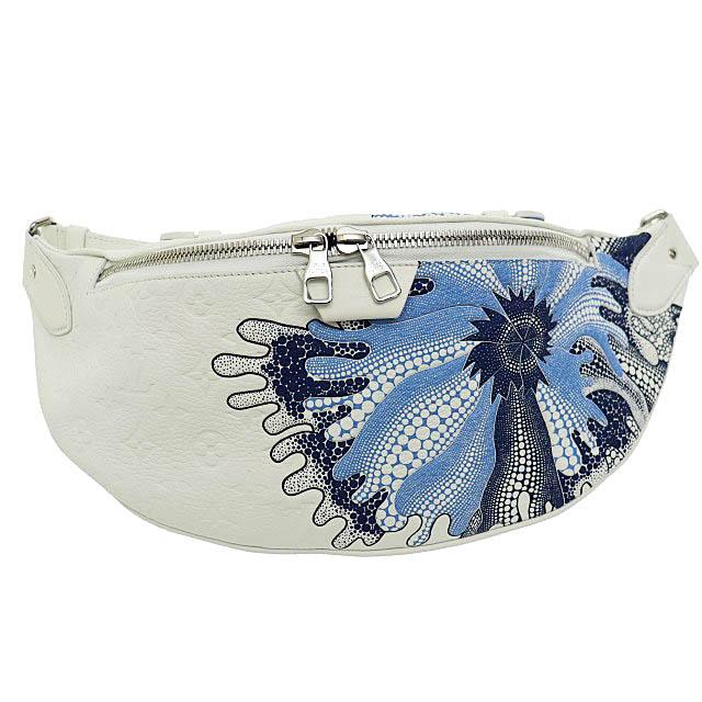 【中古】ルイヴィトン ×YK 草間彌生 トリヨン モノグラム サイケデリック フラワー マキシ バムバッグ M21680 251012