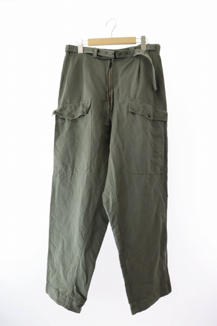 【中古】ヴィンテージ VINTAGE 60s Military ミリタリー イタリア軍 アビエイター パンツ カーキ 250818