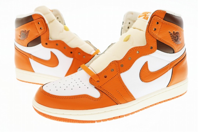 【中古】ナイキ NIKE WMNS AIR JORDAN 1 RETRO HIGH OG Starfish エアジョーダン1 ハイ DO9369-101 29 ▲■250812