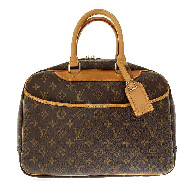 【中古】ルイヴィトン LOUIS VUITTON モノグラム ドーヴィル ハンド バッグ M47270☆AA★●▲■250911 レディース