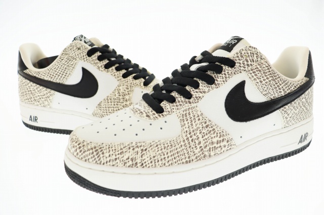 【中古】ナイキ NIKE 観賞用 AIR FORCE 1 LOW Cocoa Snake エアフォース1 ロー 白蛇 314295-101 ●▲■250816
