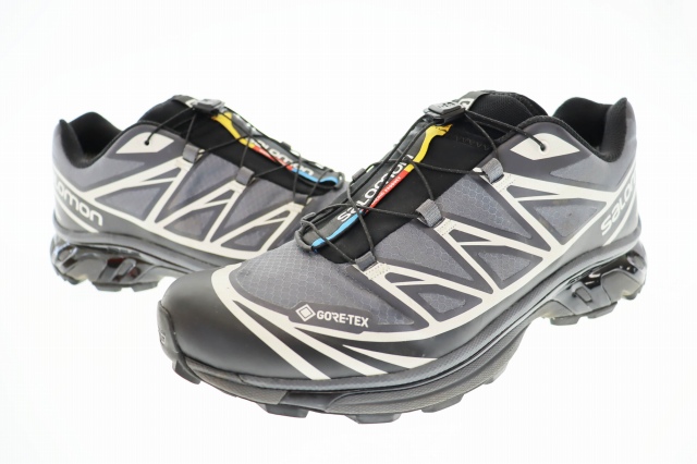 【中古】サロモン Salomon XT-6 GTX ゴアテックス ローカットスニーカー 28.5 グレー ▲■250823 メンズ