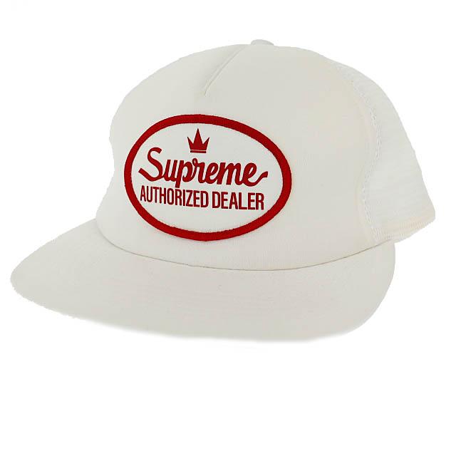 【中古】シュプリーム SUPREME 25SS Authorized Mesh Back 5-Panel オーソライズ メッシュ ロゴ キャップ 白▲250825
