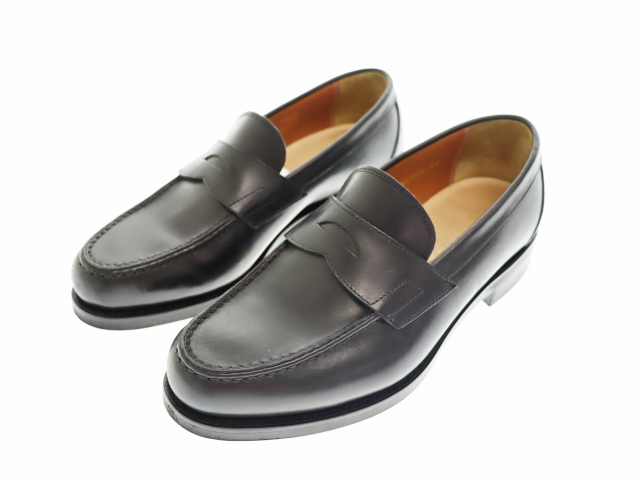 【中古】UNION IMPERIAL ユニオン インペリアル エントリーライン オールウェザー  ローファー U2008 BL 6.5 3E 黒