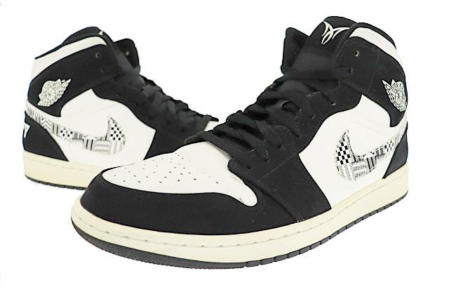 【中古】ナイキ NIKE AIR JORDAN 1 MID EQUALITY 2019 エア ジョーダン 1 ミッド イクアリティ 852542-010 30■250903