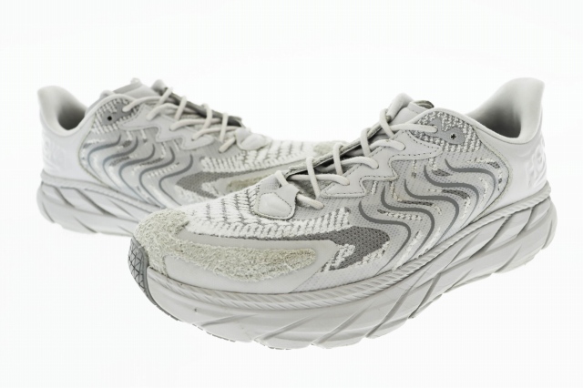 【中古】ホカオネオネ HOKA ONE ONE U CLIFTON LS STGL クリフトン ローカットスニーカー 1141550 27.5 ▲■250910