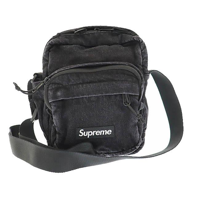 【中古】シュプリーム SUPREME 25AW Denim Shoulder Bag ボックス ロゴ デニム ショルダー バッグ 黒☆AA★▲251009