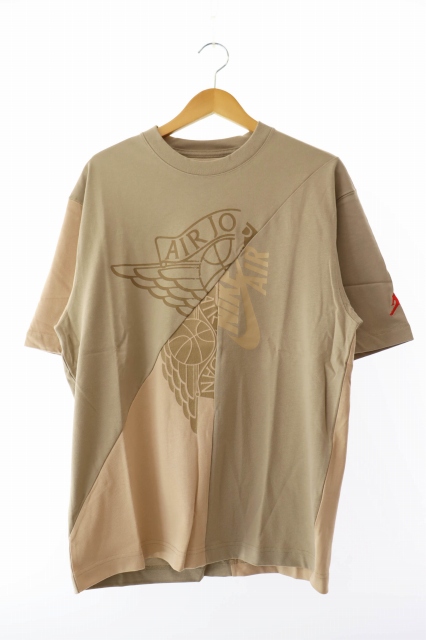 【中古】ナイキ エアジョーダン × トラヴィス カクタス ジャック T-Shirt  プリント 半袖Tシャツ L ☆AA★■ 251010