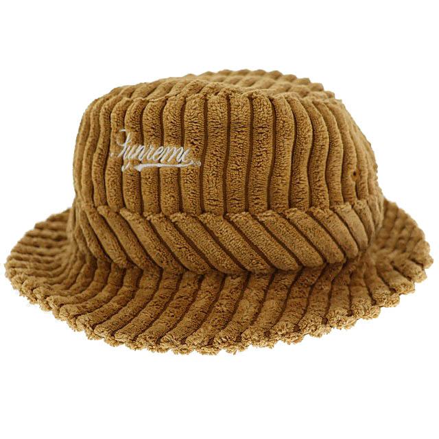 【中古】シュプリーム SUPREME 21SS Terry Corduroy Crusher テリー コーデュロイ クラッシャー ハット 茶▲251103