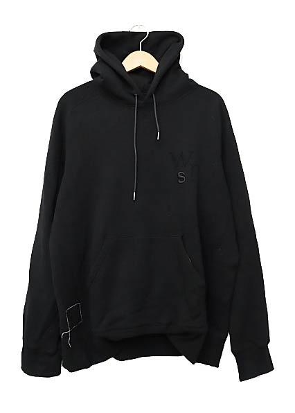 【中古】サカイ sacai ×WTAPS ダブルタップス 25SS Flock Print Hoodie フロック フーディー パーカー 5黒 250921