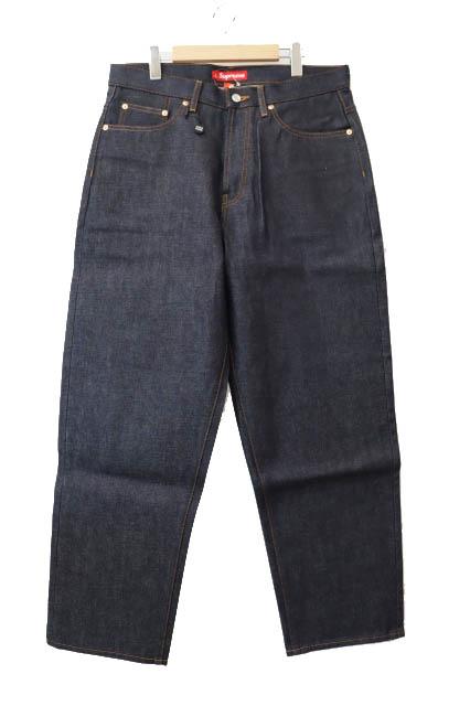 【中古】シュプリーム SUPREME 22AW Baggy Jean Rigid Indigo リジット バギー デニム パンツ ジーンズ 32■251101