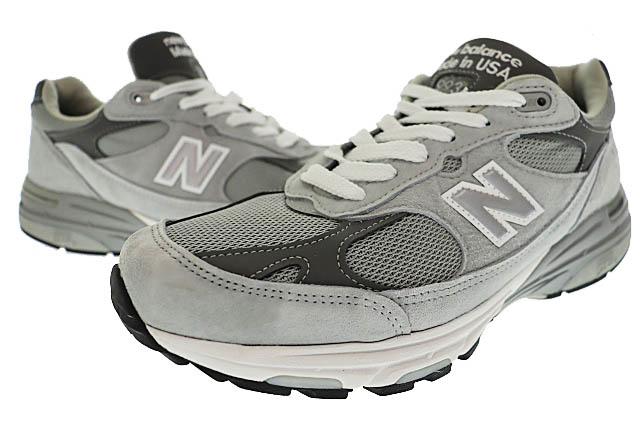 【中古】ニューバランス NEW BALANCE 993 ローカット スニーカー MR993GL 28.5 Gray グレー ▲■250930 メンズ
