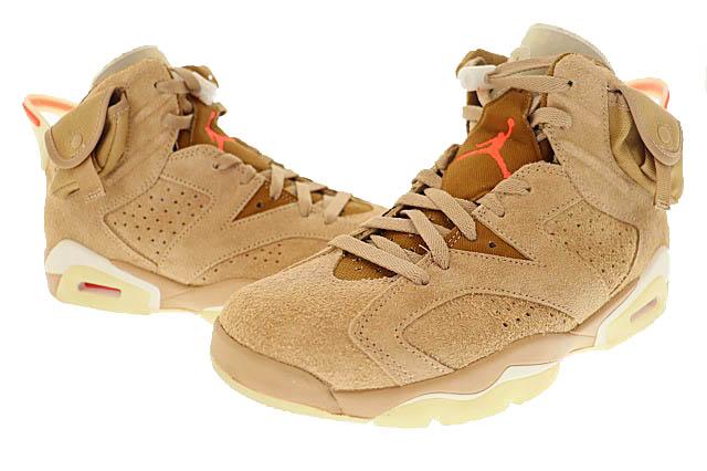 【中古】ナイキ NIKE ×TRAVIS SCOTT トラヴィス スコット AIR JORDAN エア ジョーダン 6 DH0690-200 25.5▲■251026