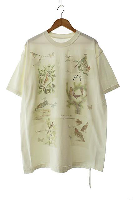 【中古】ANCELLM アンセルム 25SS BIRD ENCYCLOPEDIA T-SHIRT バード エンサイクロ 半袖Tシャツ ANC-CT144 2■251002