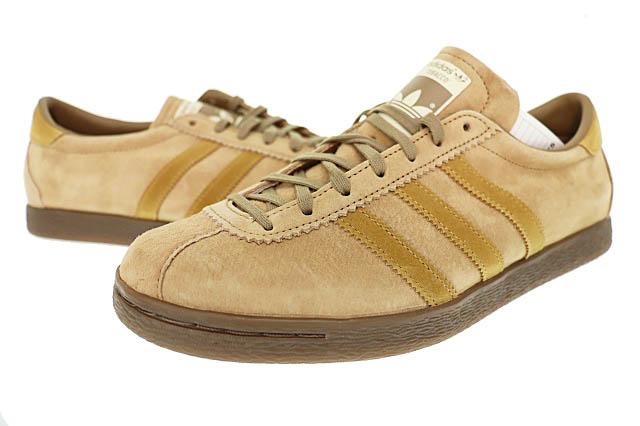 【中古】アディダス adidas TOBACCO GRUEN タバコ グルーエン スエード スニーカー GY7396 27.5 ベージュ▲■251005