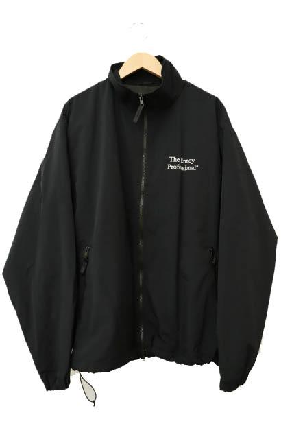 【中古】ザエンノイプロフェッショナル 23AW スタイリスト私物 ナイロン トラック スーツ ジャケット L黒 251003
