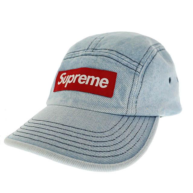 【中古】シュプリーム SUPREME 22AW Denim Camp Cap ボックス ロゴ デニム キャンプ キャップ 帽子☆AA★▲251103