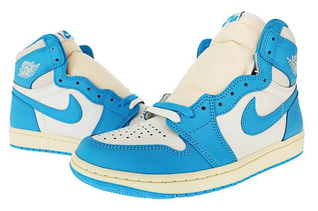 【中古】ナイキ NIKE AIR JORDAN 1 RETRO HIGH OG UNC REIMAGINED エアジョーダン 1 ハイ DZ5485-402 27▲■251006