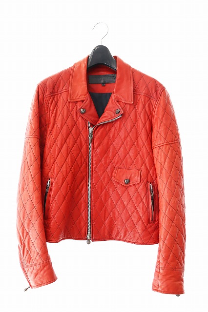 【中古】クロムハーツ CHROME HEARTS CRETIN QLTD PANASH キルティング レザー ライダース ジャケット ☆AA★■ 251124