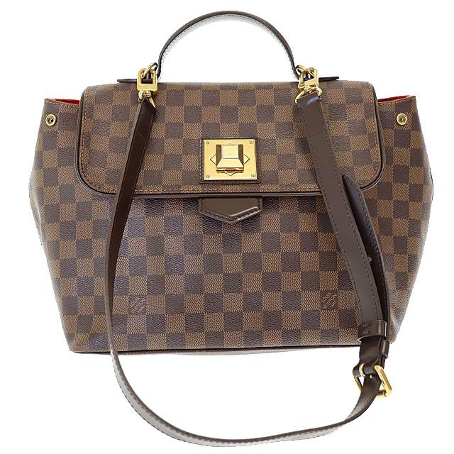 【中古】ルイヴィトン LOUIS VUITTON ダミエ ベルガモ MM 2WAY ハンド ショルダー バッグ N41168☆AA★▲251122