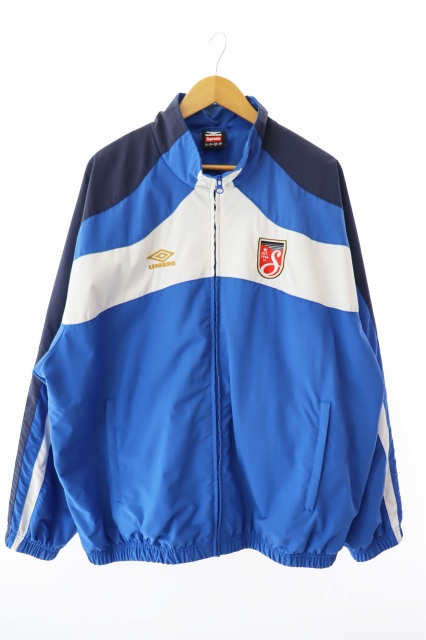 【中古】シュプリーム SUPREME × UMBRO アンブロ 23SS Track Jacket ロゴ トラック ジャケット L 青 ブルー