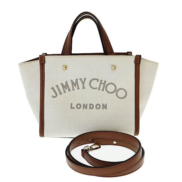 【中古】ジミーチュウ JIMMY CHOO VARENNE S TOTE ヴァレンヌ トート 2WAY ショルダー バッグ●▲251028