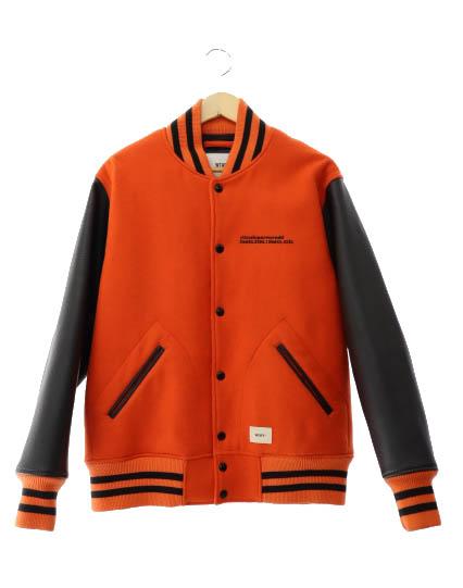 【中古】ダブルタップス WTAPS 18AW CLUB JACKET 袖レザー 中綿 クラブ ジャケット スタジャン 182BRDT-JKM04 251110