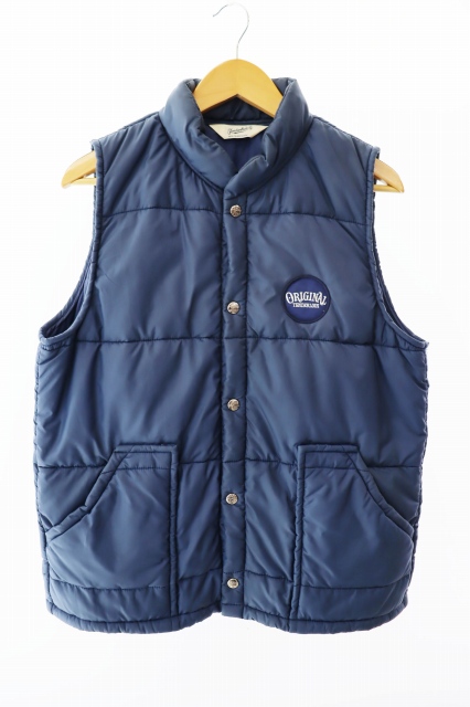 【中古】テンダーロイン TENDERLOIN 15AW T-NRA VEST PRIMALOFT プリマロフト 中綿 ベスト S ネイビー