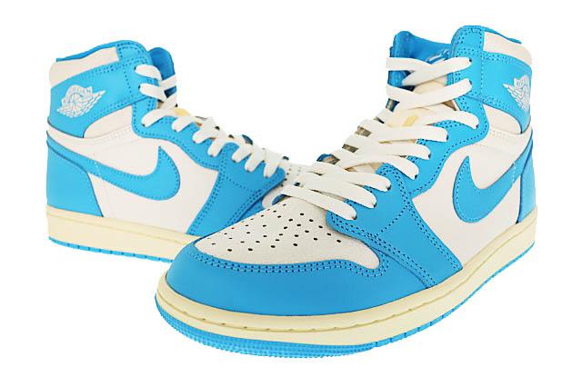 【中古】ナイキ NIKE AIR JORDAN 1 RETRO HIGH UNC エア ジョーダン 1 ハイ リイマジンド DZ5485-402 27▲■251130