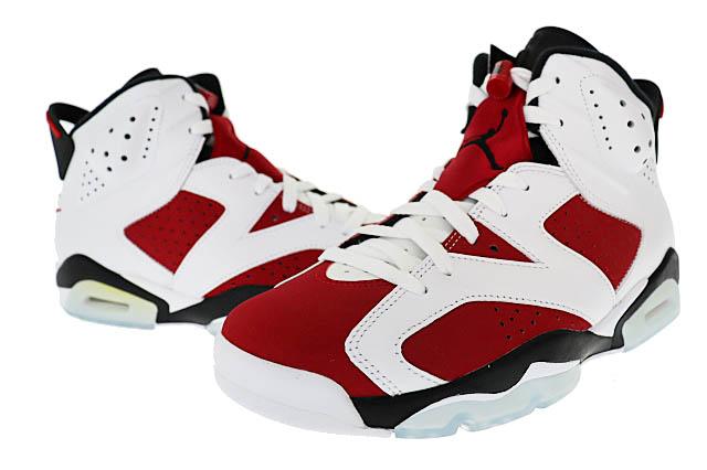 【中古】ナイキ NIKE AIR JORDAN 6 RETRO Carmine 2021 エア ジョーダン 6 カーマイン CT8529-106 26.5 ▲■251110
