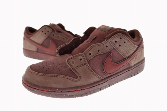 【中古】ナイキ NIKE SB DUNK LOW PRM CITY OF LOVE Burgundy ダンクロー シティ オブ ラブ FN0619-600 ▲■251208