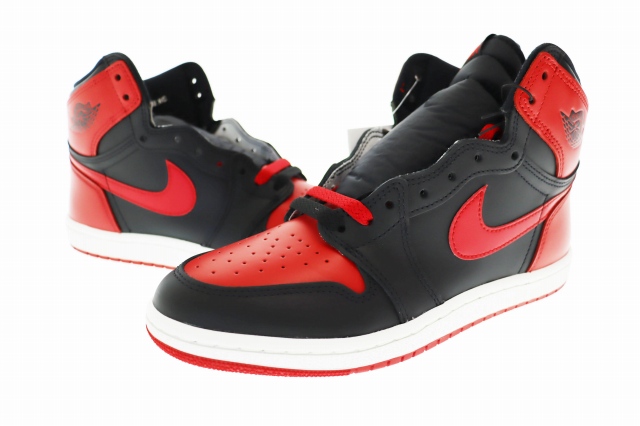 【中古】ナイキ NIKE AIR JORDAN 1 HIGH 85 BRED 2025 エア ジョーダン 1 ハイ ブレッド HV6674-067 27 ▲■251114
