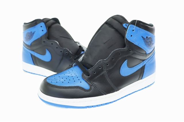 【中古】ナイキ NIKE AIR JORDAN 1 RETRO HIGH OG  2017 エア ジョーダン 1 ハイ ロイヤル 555088-007 ▲■251115