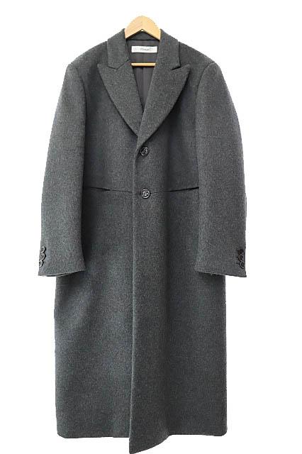 【中古】TOZAOU トザオウ 25AW Long Clothes ロング クローズ チェスター コート M チャコール グレー●■251126