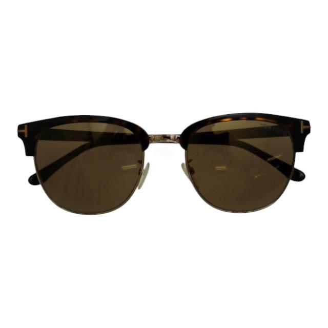 【中古】トムフォード TOM FORD Tortoise Gold-Brown トータス シェル べっ甲柄 サングラス TF482-D▲■251207