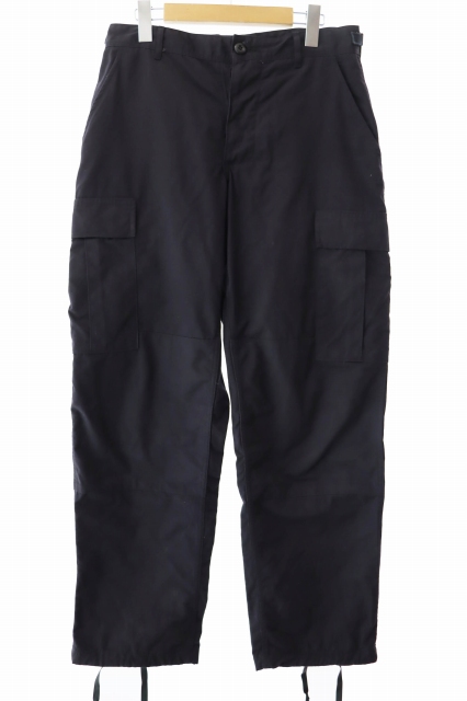 【中古】ヴィンテージ VINTAGE 90s BLACK 357 BDU 米軍 リップストップ カーゴ パンツ S 黒 ブラック 251130 メンズ