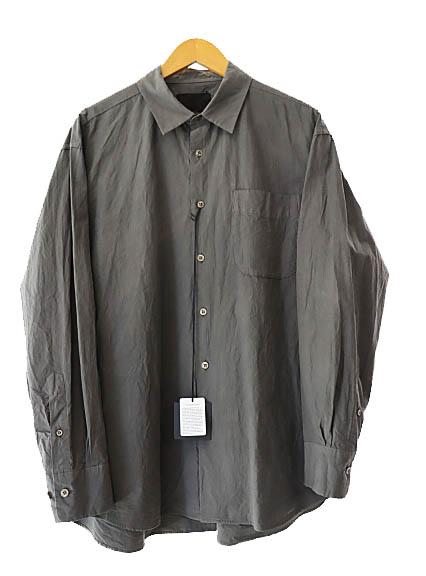 【中古】YOKO SAKAMOTO ヨーコサカモト 25AW Regular Collar Shirt レギュラー カラー 長袖シャツ S ZAKURO●■251204