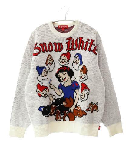 【中古】シュプリーム SUPREME 24AW  White Sweater スノーホワイト 白雪姫 ニット セーター S 白☆AA★251217