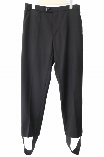 【中古】NAMACHEKO ナマチェコ ウール スラックス 1159-343-7774 M 黒 ブラック●251210 メンズ