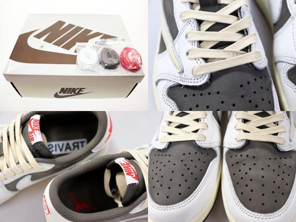 【中古】ナイキ NIKE AIR JORDAN 1 LOW OG SP 26.5cm TRAVIS SCOTT REVERSE MOCHA DM7866-162 ☆AA★▲■241021