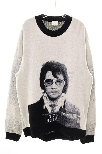 【中古】アルケミスト ALCHEMIST 19AW ELVIS PRESLEY KNIT WHITE M AL-A19-0000-049 エルヴィスプレスリー ●250326