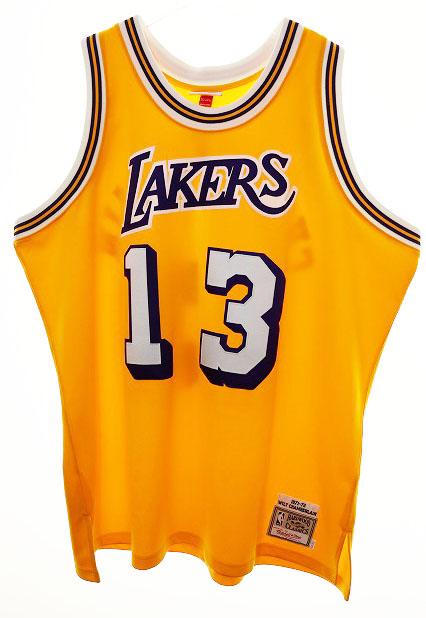 【中古】MITCHELL & NESS LOS ANGELES LAKERS AUTHENTIC NBA WILT CHAMBERLAIN ミッチェルアンドネス ロサンゼルス