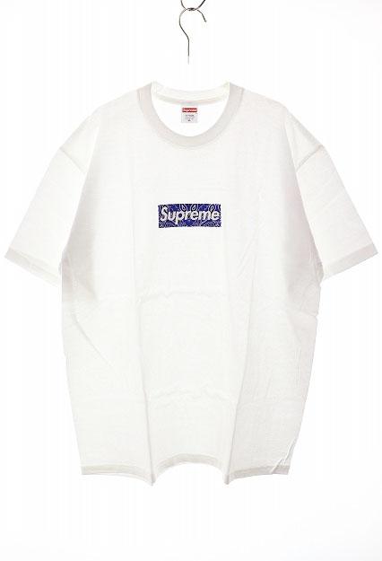 【中古】シュプリーム SUPREME 19AW BANDANA BOX LOGO TEE WHITE XL バンダナ ボックス ロゴ Tシャツ ☆AA★250311