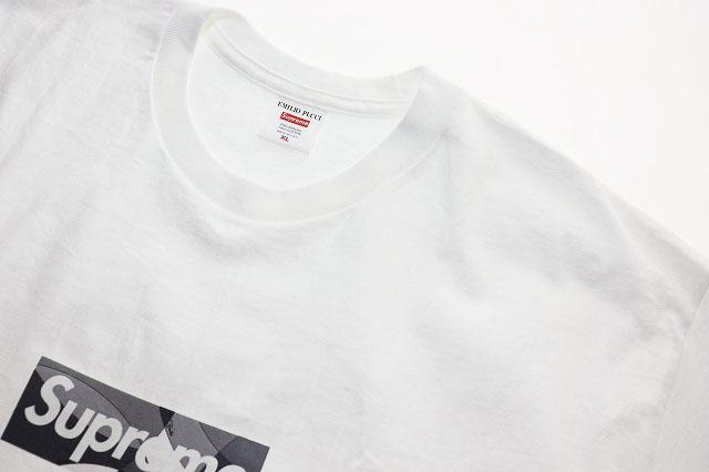 中古】シュプリーム SUPREME 21SS EMILIO PUCCI BOX LOGO TEE WHITE XL