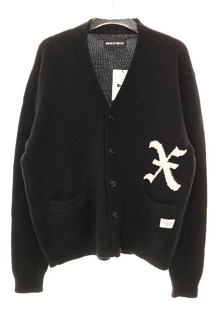 【中古】GOD SELECTION XXX 24SS KNIT CARDIGAN BLACK S GX-A24-KN-01 ゴッドセレクション ニット ☆AA★■250131