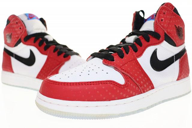 【中古】ナイキ NIKE AIR JORDAN 1 RETRO HIGH OG GS ORIGIN STORY SPIDERMAN エア ジョーダン レトロ ハイ オリジン