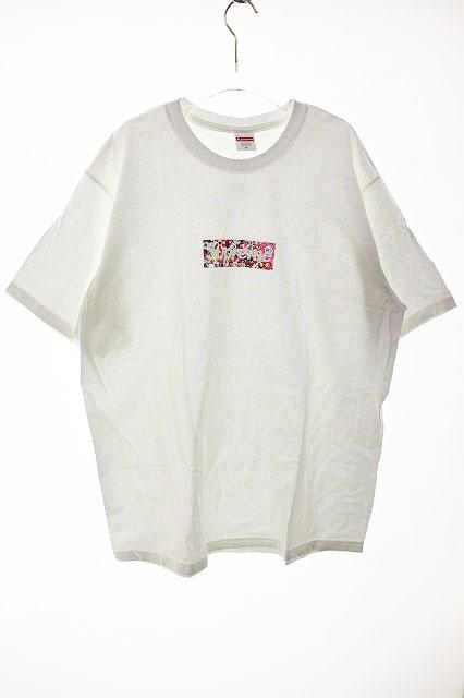 【中古】シュプリーム SUPREME × TAKASHI MURAKAMI 20SS RELIEF BOX LOGO TEE XL 村上隆 ボックスロゴ ☆AA★250131