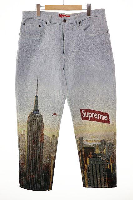 【中古】シュプリーム SUPREME 20AW AERIAL TAPESTRY REGULAR JEAN 34 エアリアル タペストリー デニム ☆AA★250331