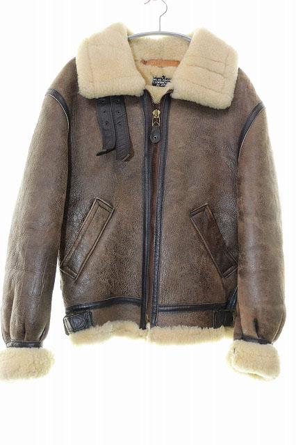 【中古】アヴィレックス AVIREX B-3 USA製 フライト ジャケット ムートン 34 レザージャケット 【ブランド古着ベクトル】251218 メンズ