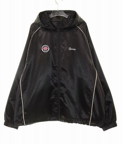 【中古】シュプリーム SUPREME 24SS SATIN HOODED TRACK JACKET サテン フーデッド トラック ジャケット ☆AA★250222